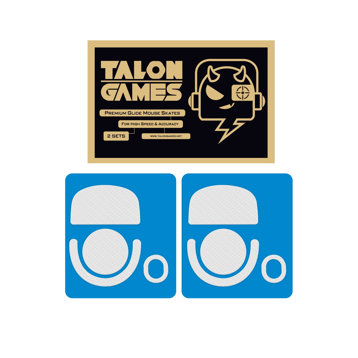2Sets TALONGAMES 3D Series Mouse Feet Skates For G Pro X Superlight 2C ...