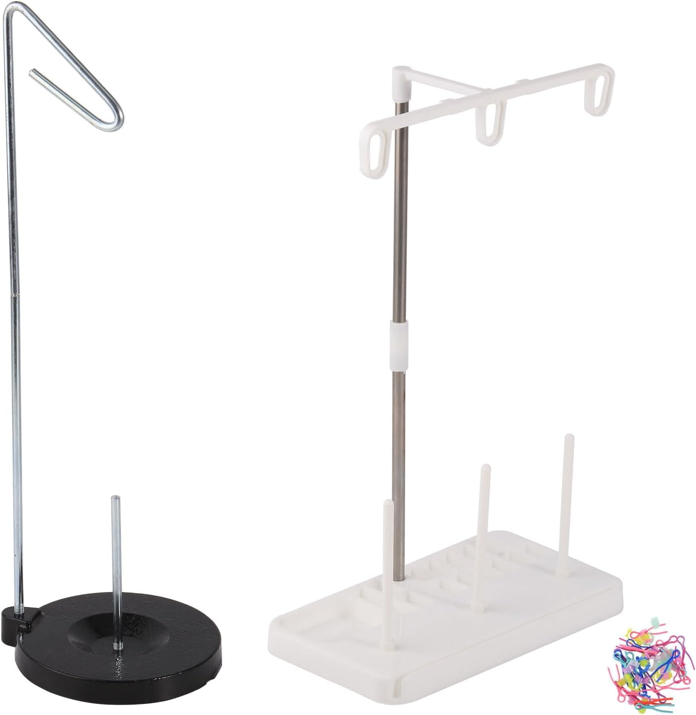 2Sets Universal Cone and Spool Stand Thread Holder with Sturdy Metal ...