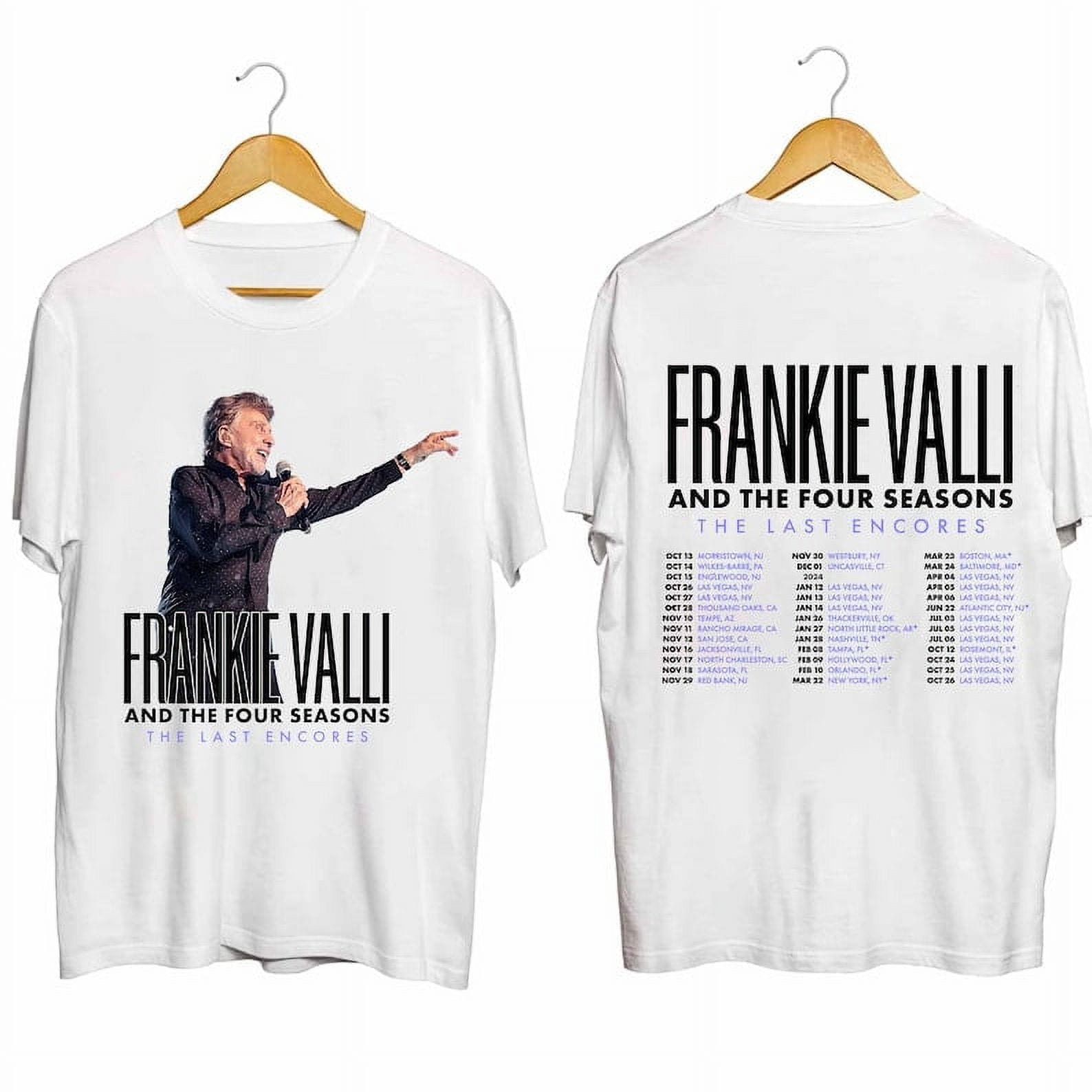 2Sidez-Clownz 2 SIDE Frankie Valli - The Last Encores Tour 2024 Shirt ...