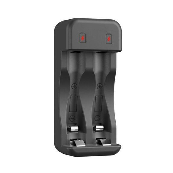 2Slot 1.5V Battery Charging With Type C Fast Charging LED Light Display ...