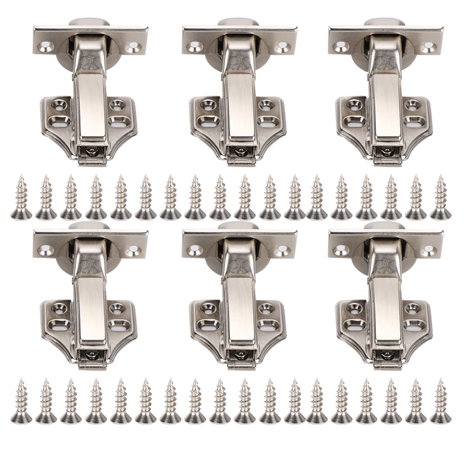 2Stage Hydraulic Nickel Plated Hinges with Buffer Booster Arms ...
