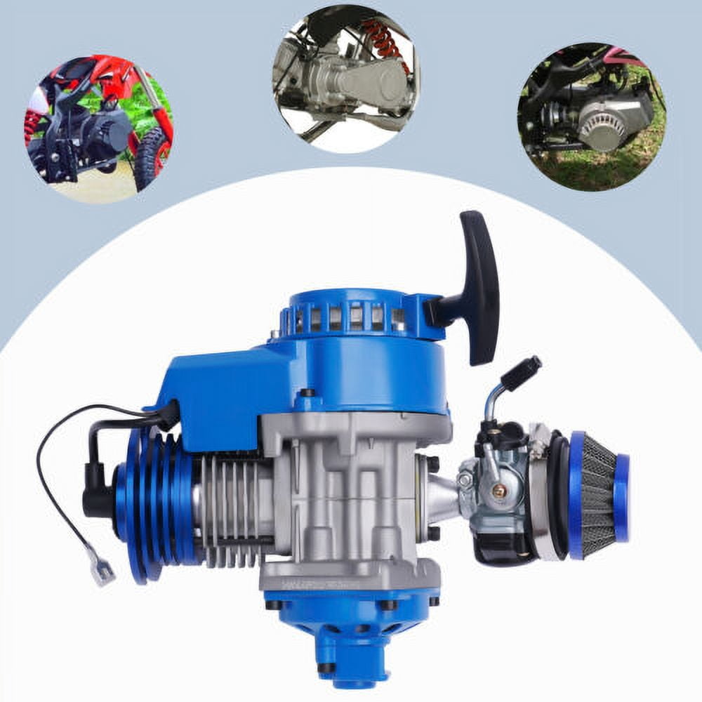 2Stroke 49cc 50cc Racing Engine Motor for Pocket/Quad/Dirt Bike Mini ...