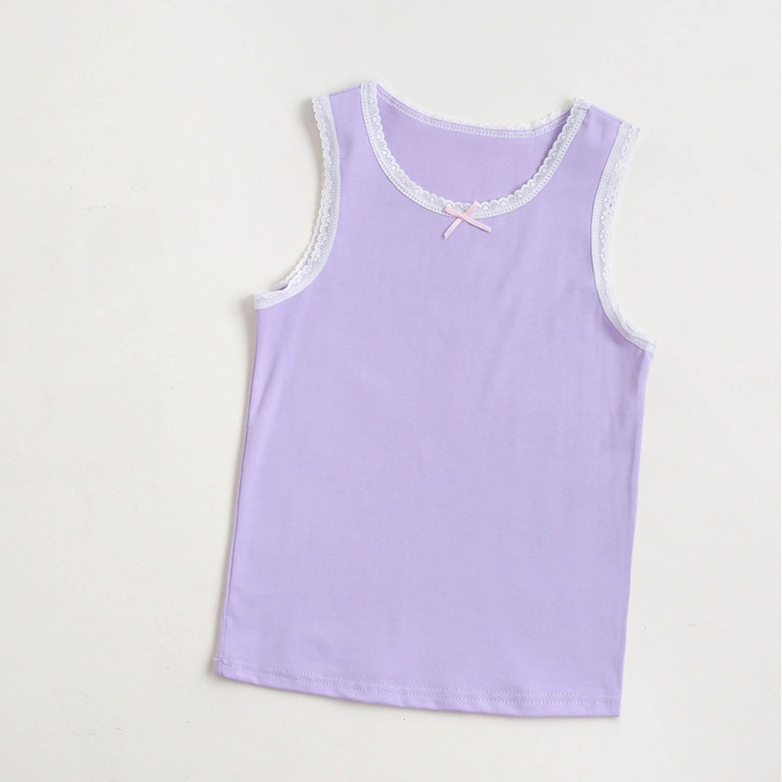 2T-13Years Girls Tank Tops Cotton Dance Tank Tops Basic Undershirts ...