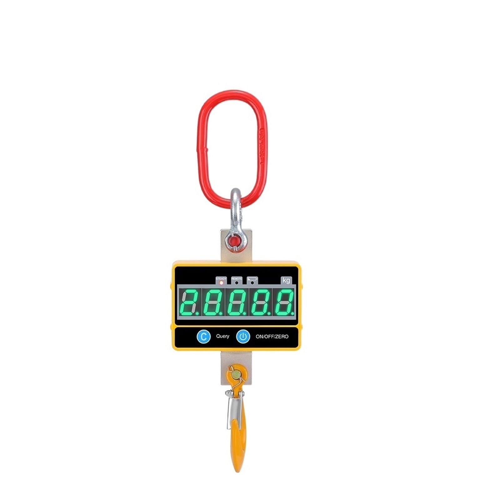 2T 2000kg Electronic Crane Scales Hanging Scales Digital Hook Hanging ...