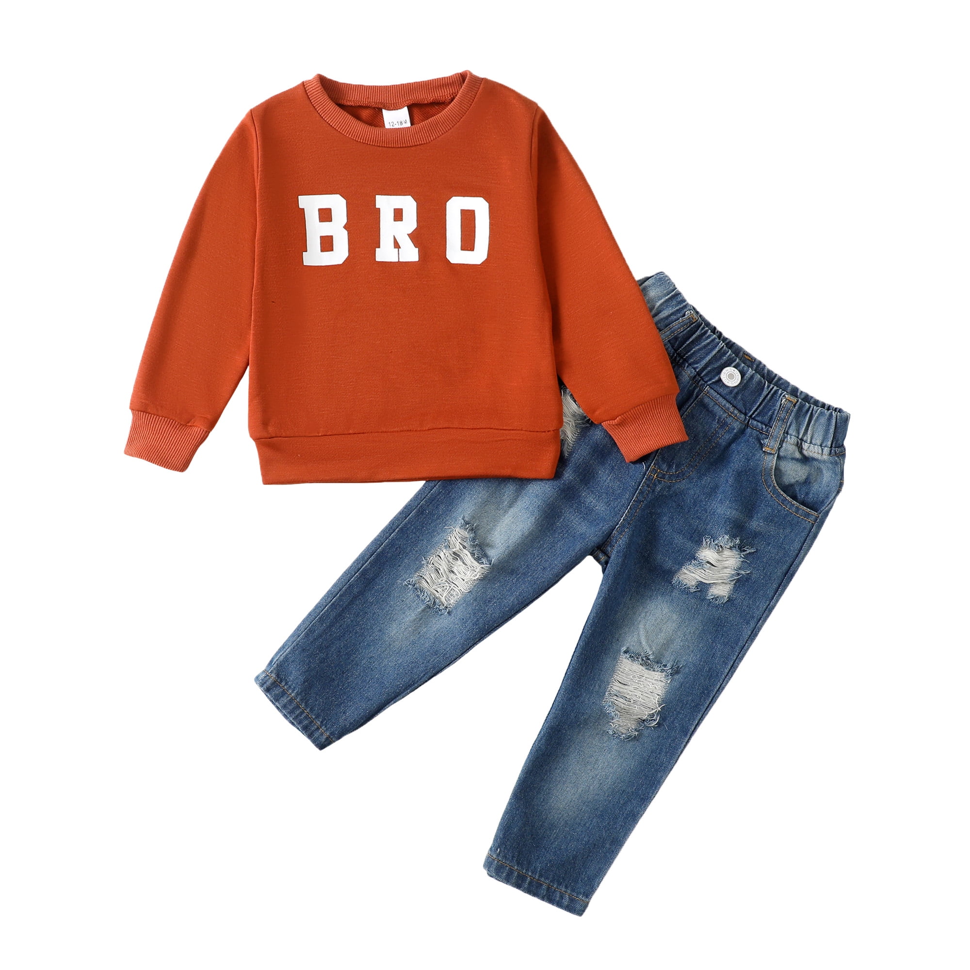 2T Baby Boy Outfits 3T Boys Fall Winter Clothes Toddler Boys Long ...