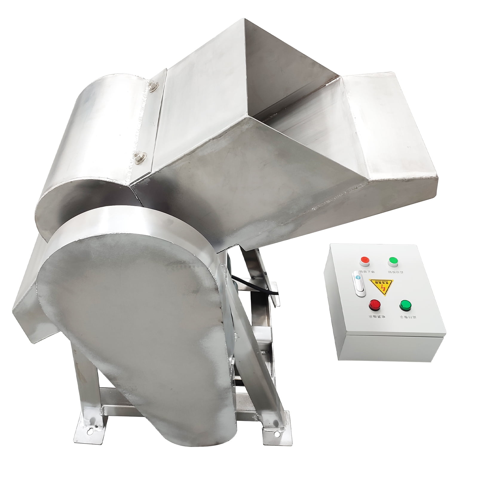 2T Industrial Electric Stainless Steel Ice Breaker Ice Crusher with ...