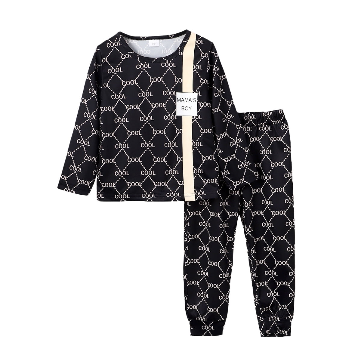 2T Toddler Baby Boys Clothes Baby Boys Outfits 2-3T Boys Long Sleeve ...