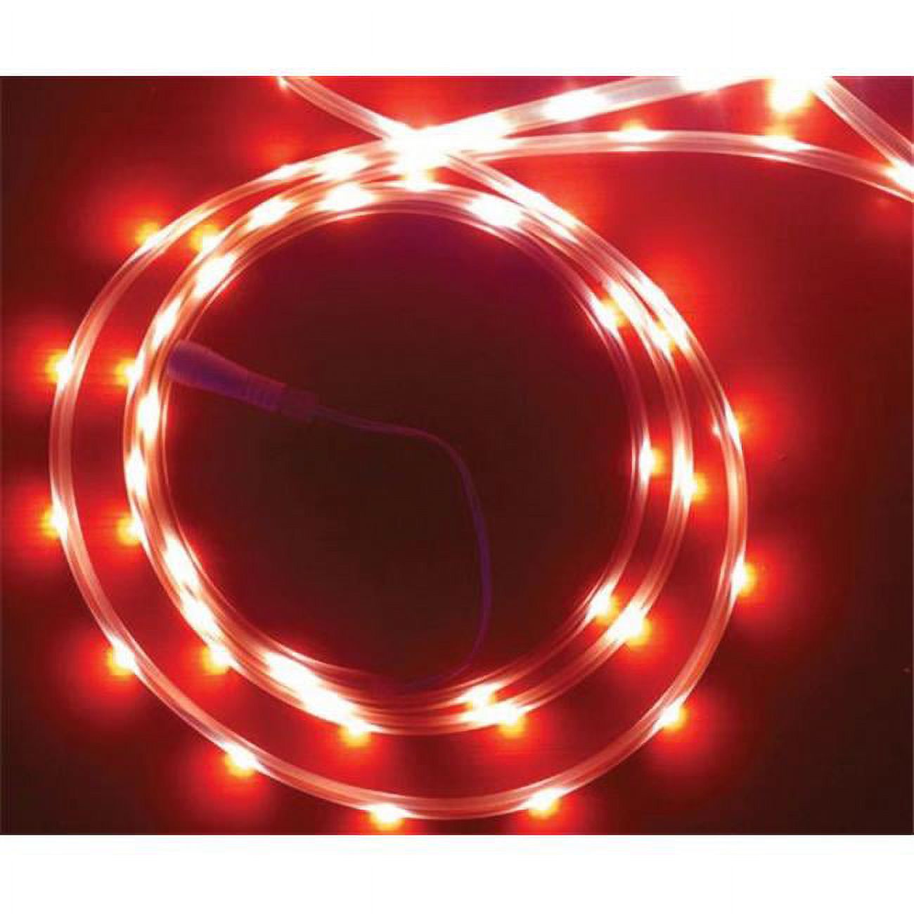 2T434512 16.5 ft. Indoor-Outdoor LED Tape Flexible Rope Light Red ...