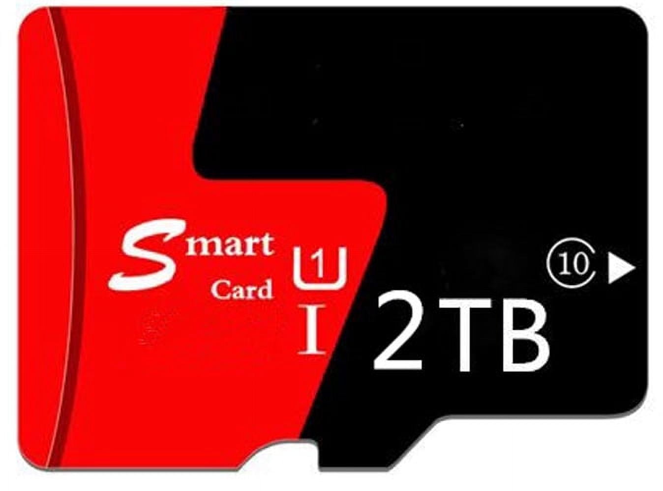 2TB Micro SD Flash Memory Card Class 10 For Phones,Camera and PC Black ...