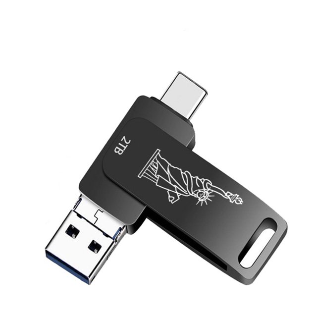 2TB USB Flash Drive High-Speed Thumb Drive Waterproof Memory Stick ...