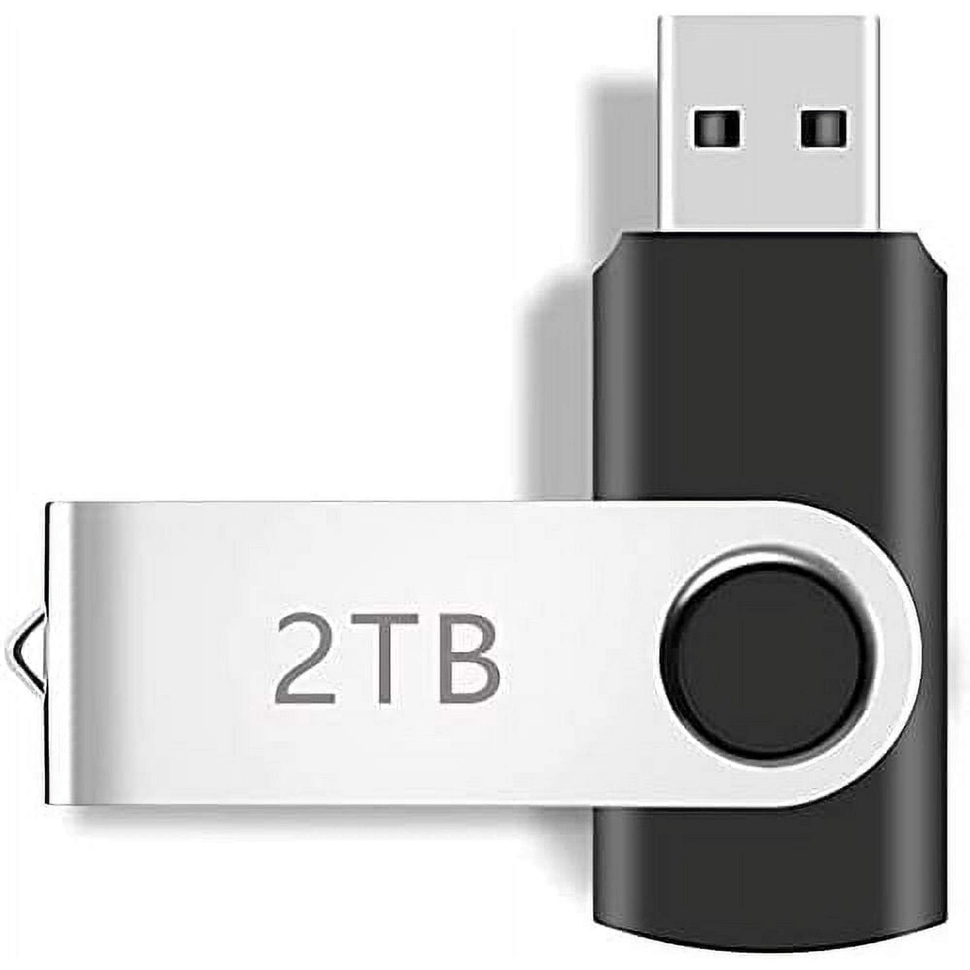 2TB USB Flash Drive, Portable Thumb Drive Memory Stick with Keyring ...