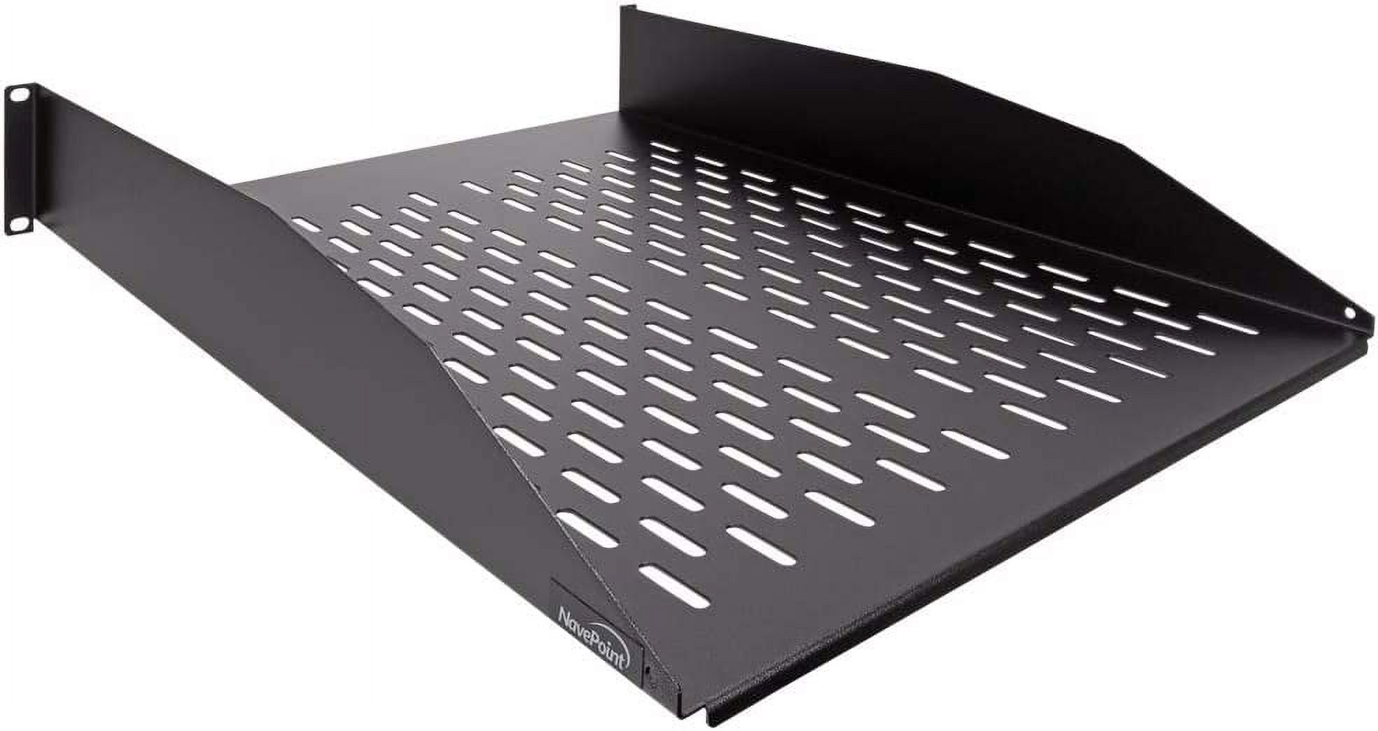 2U 19-Inch Heavy Duty Vented Rack Mount Cantilever Fixed Server Cabinet ...