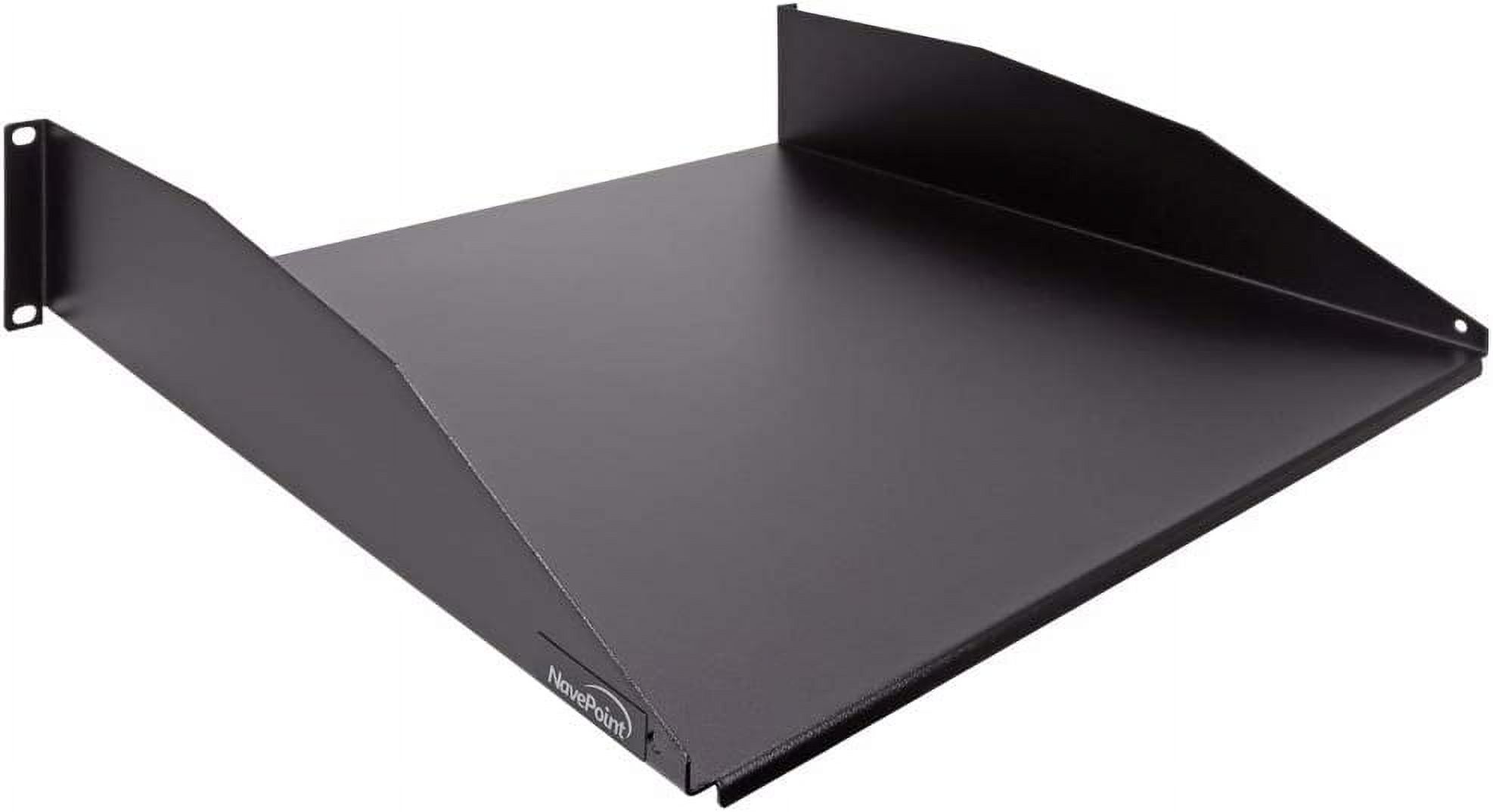 2U 19-Inch Rack Mount Cantilever Server Cabinet Shelf with Lip 16 ...