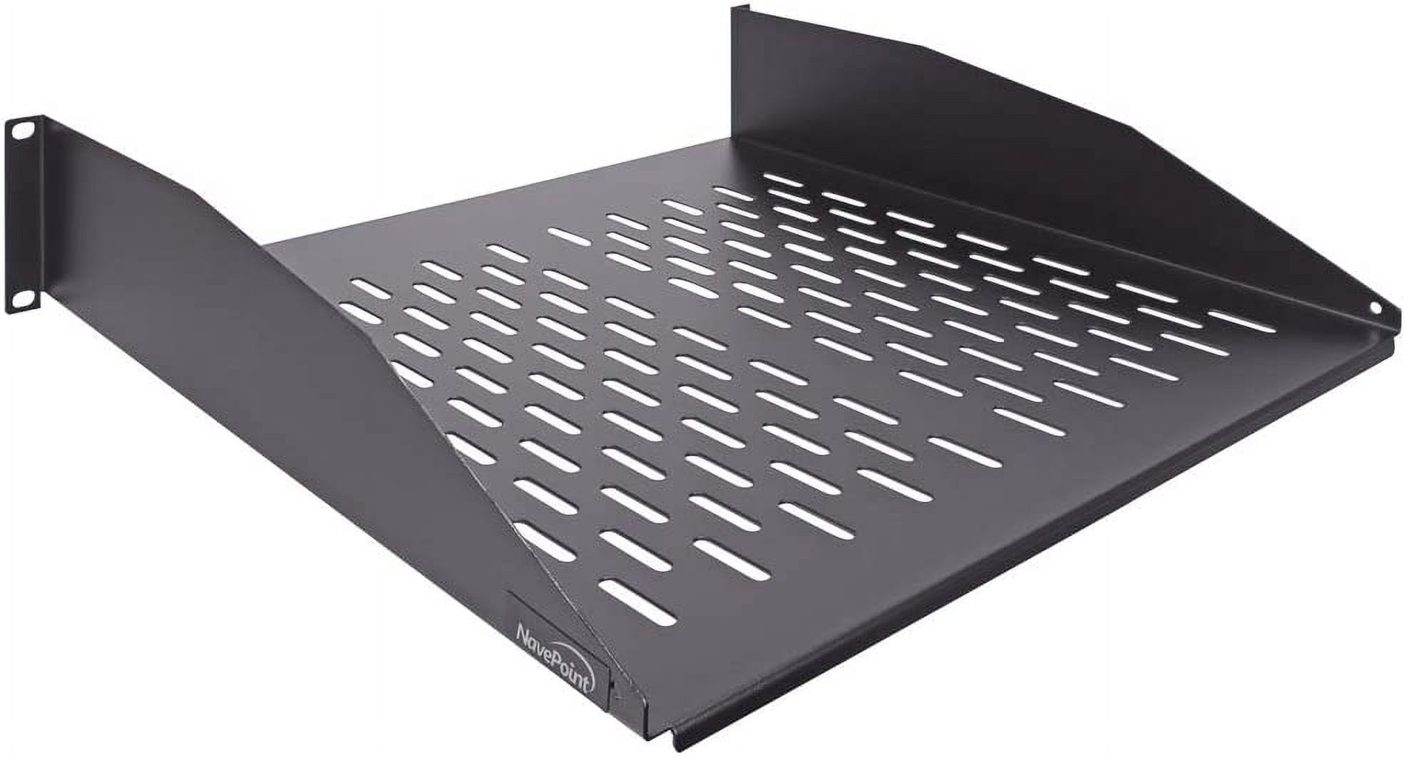 2U 19-Inch Universal Vented Rack Mount Cantilever Fixed Server Cabinet ...