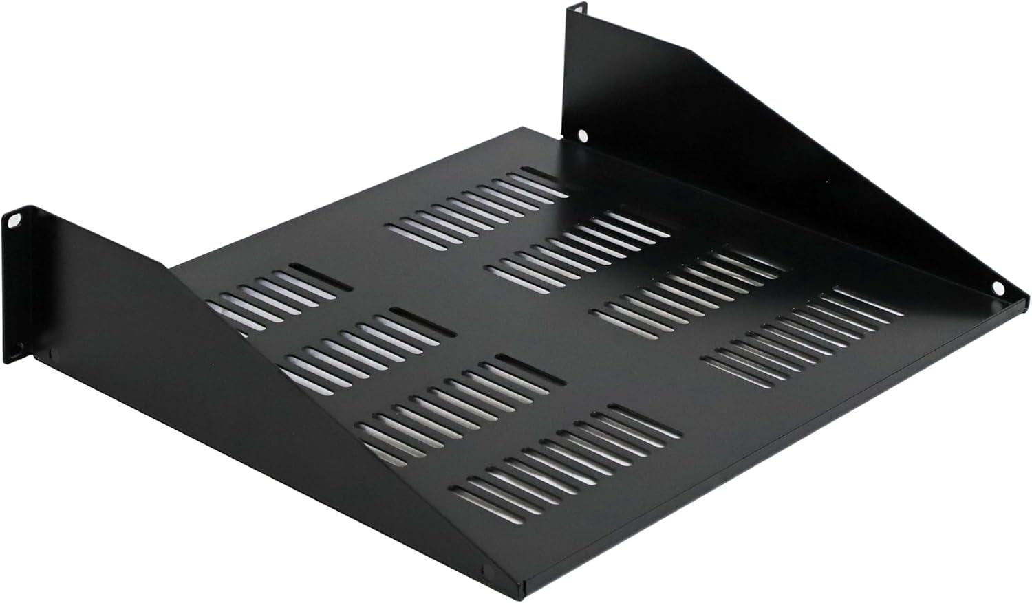 2U 19-inch Universal Server Shelf Rack Mount Vented Cantilever Center ...