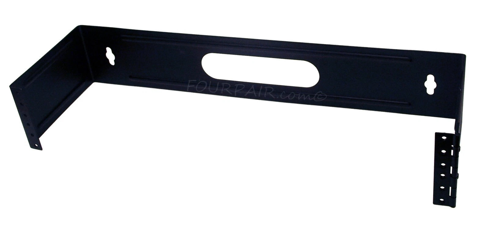 2U (3.5") Steel Hinged Swing-Out Wall Mount Bracket – 19" Width, 6 ...