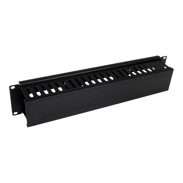 StarTech 2U Horizontal Finger Duct Rack Cable Management Panel with ...