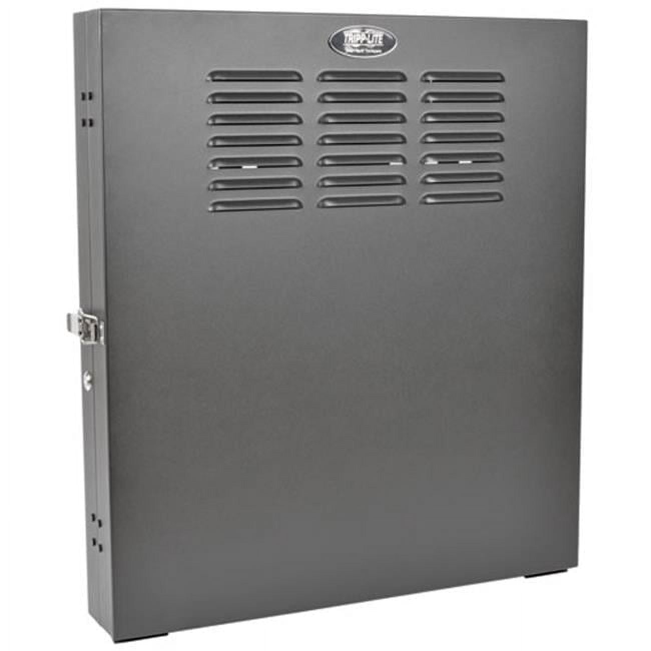 2U Low Profile Vertical Mount Switch Depth Wall Mount Rack Enclosure ...