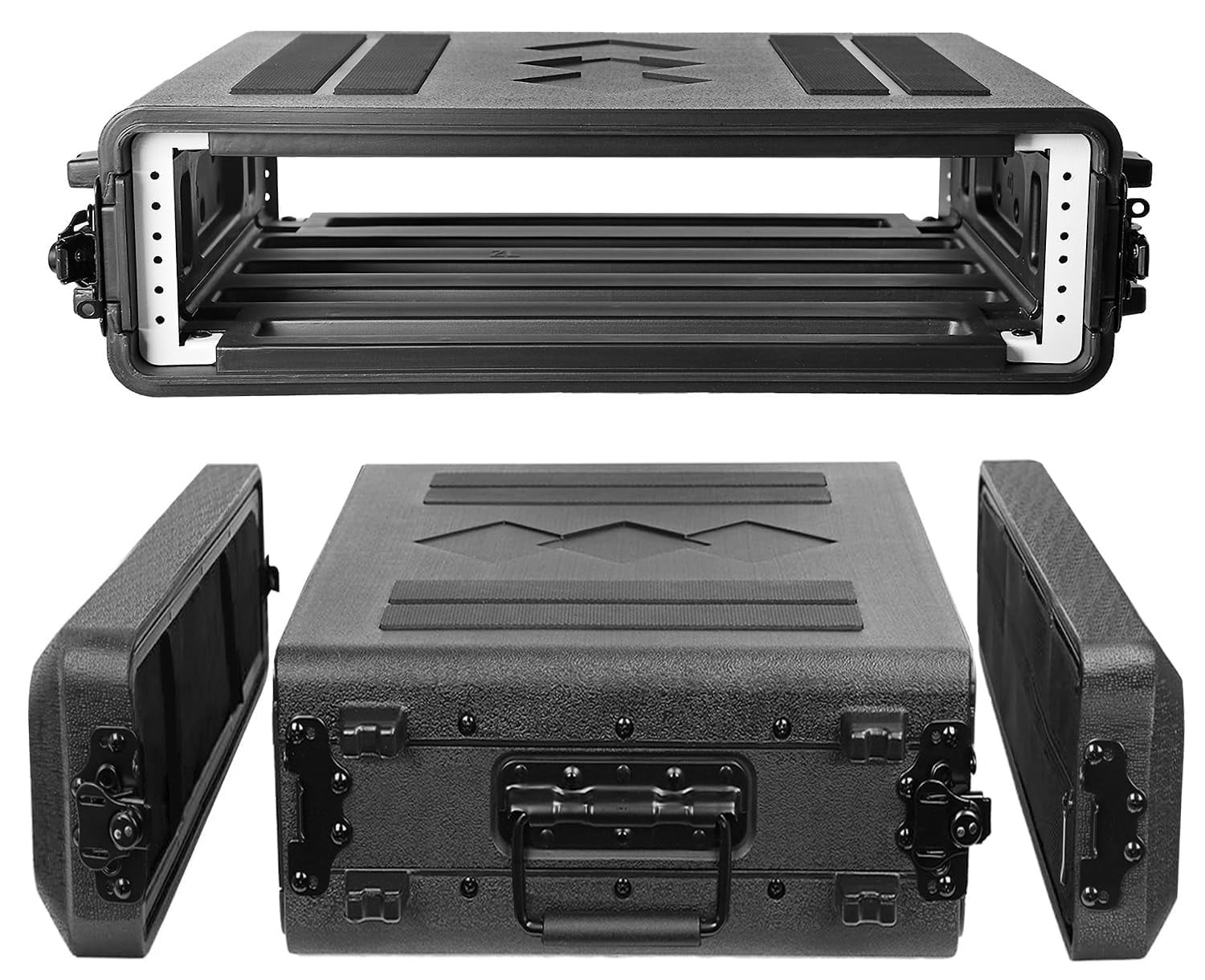 RXFSP 2U Rack Case - Watertight Dust-Proof Shock Mount for Audio ...