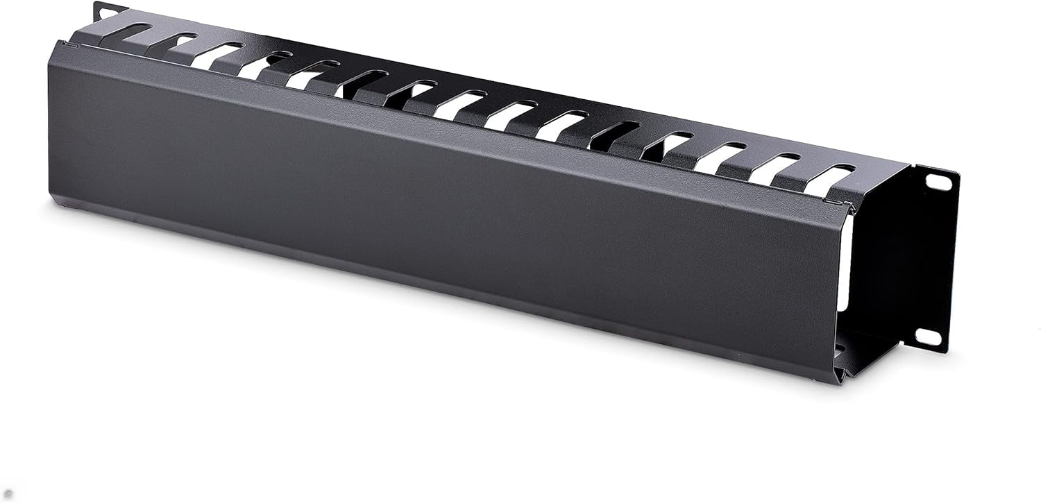 2U Server Rack Cable Management Finger Duct - 19" Network Rack Wire ...