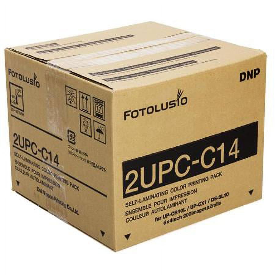 2UPCC14 Self Laminating 4x6" Color Printing Pack with Paper & Ribbon ...