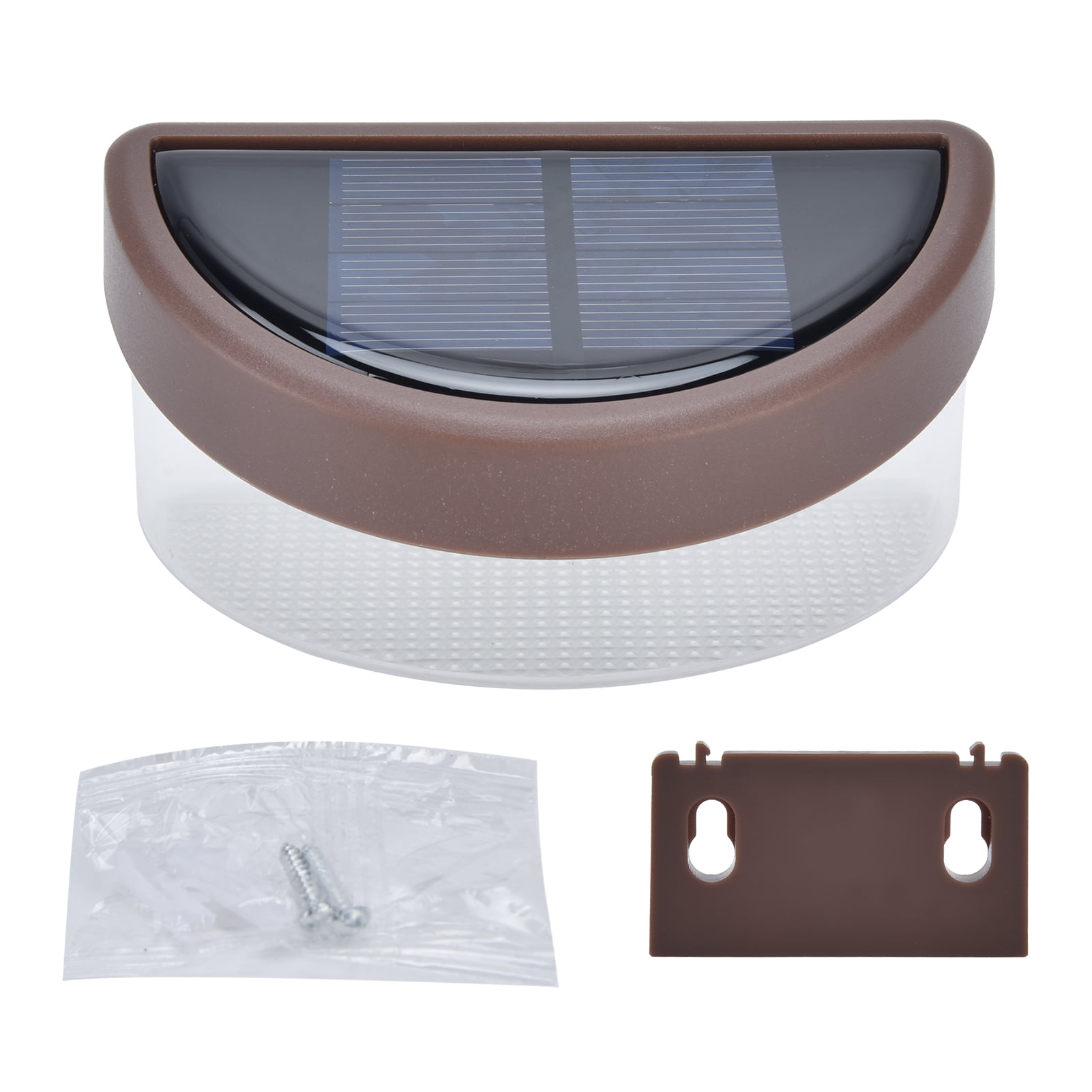 2V LED Light Solar Charging Lights Waterproof Deck Lamp Outdoor ...