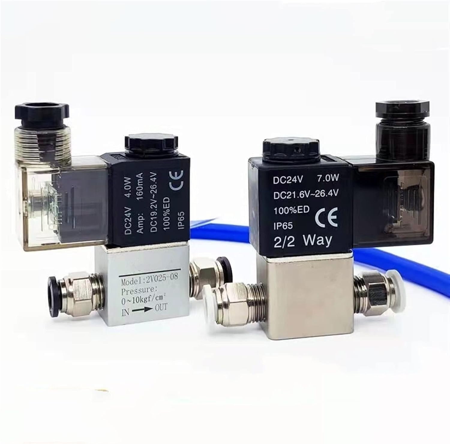 2V025-08 Normally Closed 12V 24V 220V 1/4quot; 2 Way 2 Position Air Solenoid Valve 2V025-08 ...