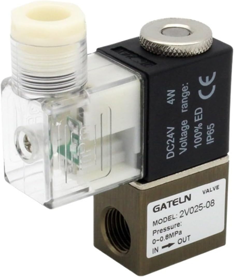 2V025-08 Normally Closed Pneumatic Control Valve 12V 24V 220V 1/4" BSPT ...