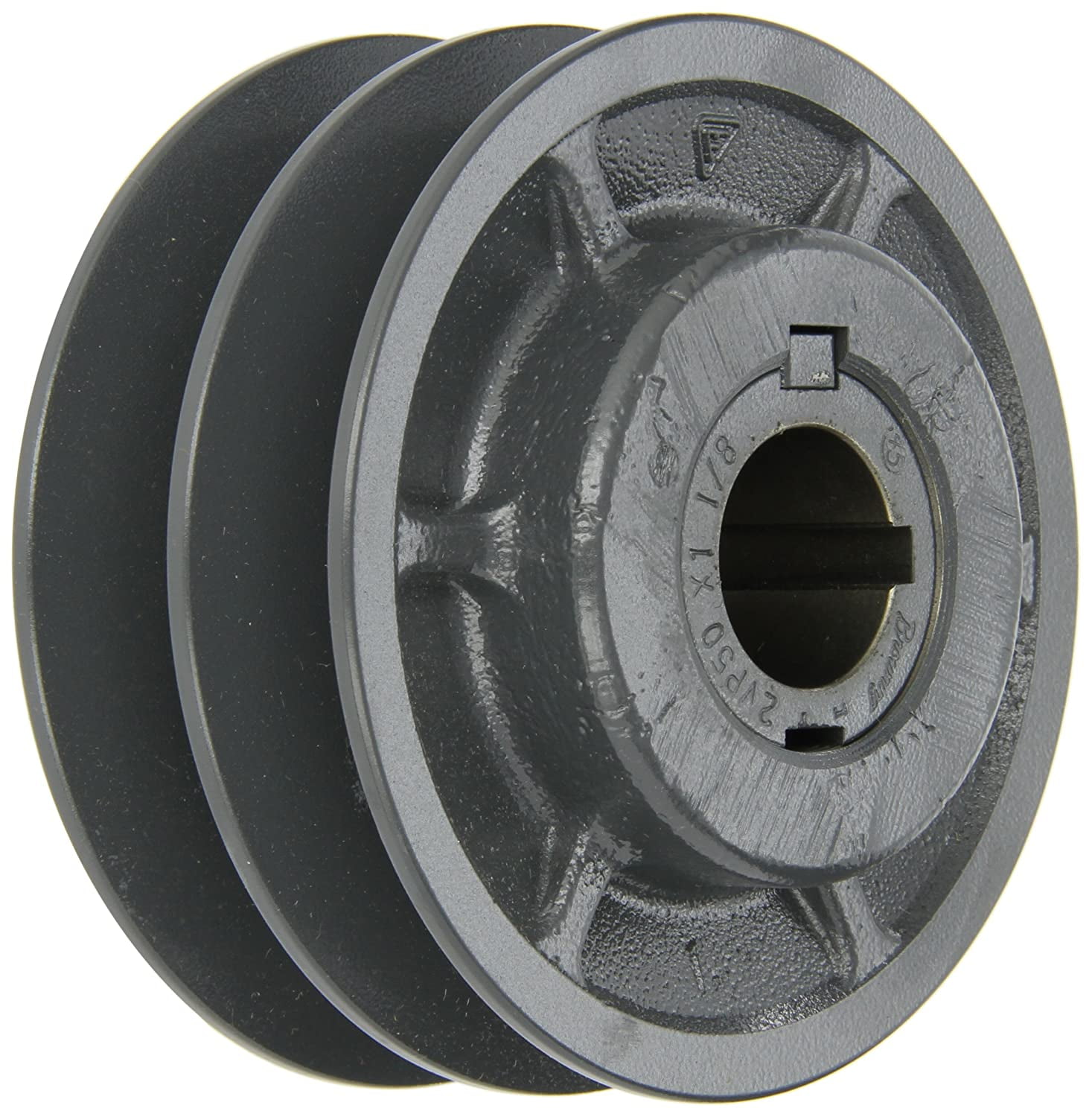 2VP50X 1 1/8 Variable Pitch Sheave, 2 , Finished Bore, Cast Iron Sheave ...