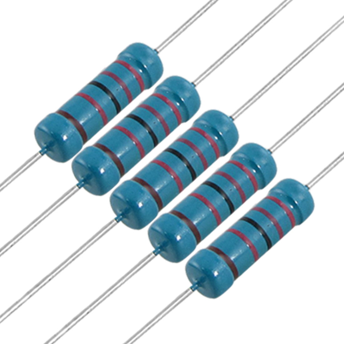 2W 22K Ohm 1% Axial Metal Film Resistor RJ 2 Watt x200pcs - Walmart ...