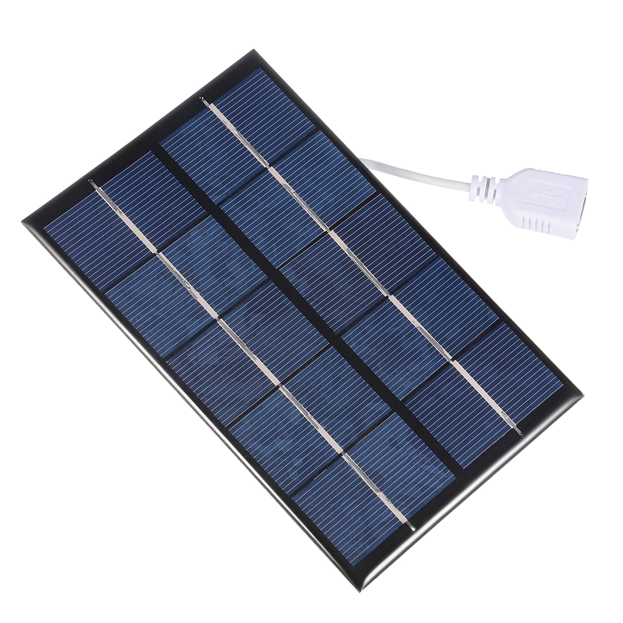 2W 5V Mini Solar Panel Module DIY Polysilicon with 455mm Wire - Walmart.com