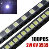 2W 6V 3535 TV Backlight LED SMD Diode Cool White LCD 150lm Lamp Bead ...