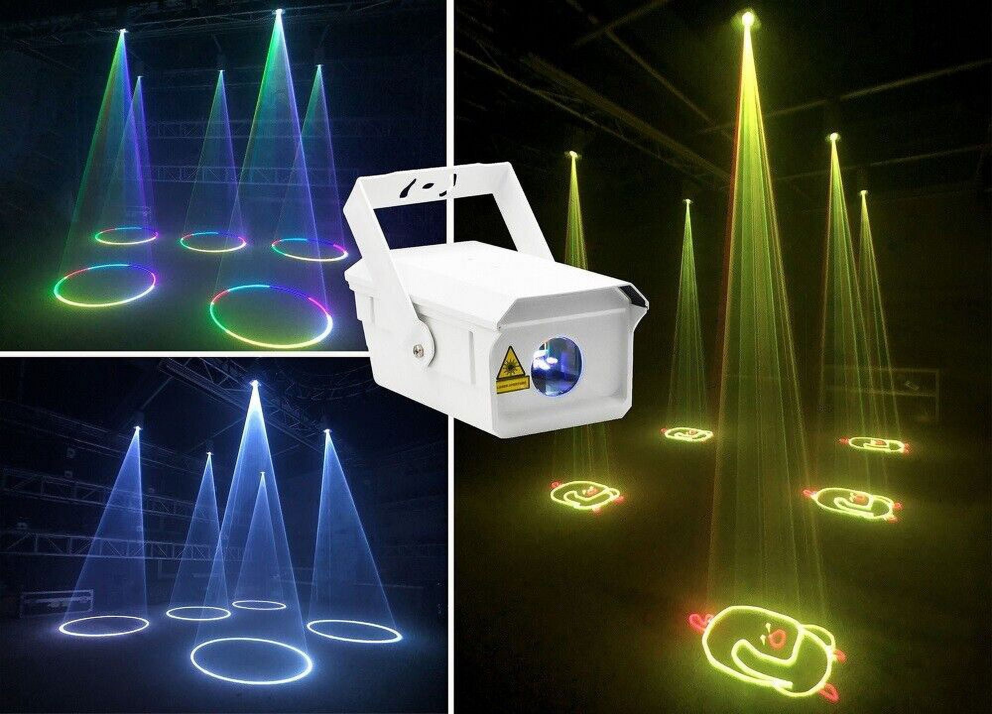2W Full Color Animation Laser Beam DJ Light Waterproof Lighting Light ...