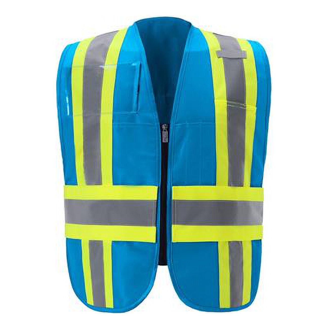 2W International IC110BL RG Contrast Incident Command Vest, Blue ...