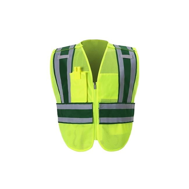 2W International PWB503GR RG High-Viz Public Safety Vest, Green ...
