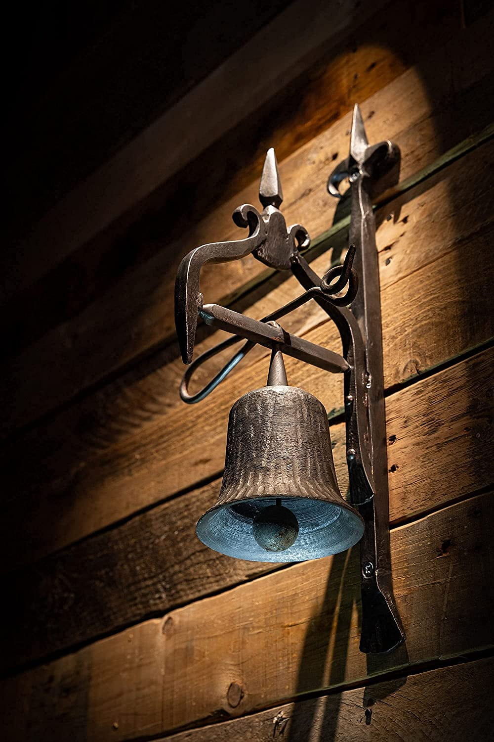 2WAYZ Church Grey Rustic Dinner Bell - 7.85" Cast Iron Design on ...