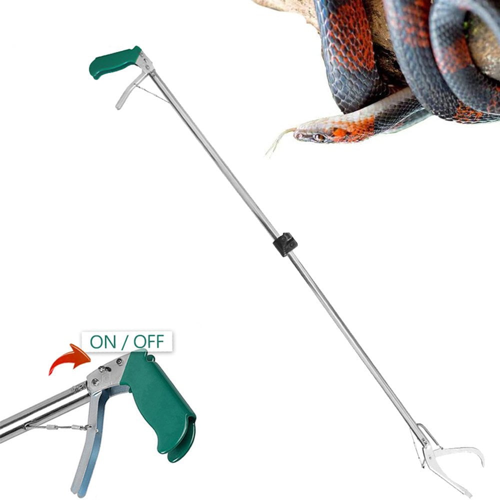 2WIN2BUY Snake Handling Tool with Teeth, Upgraded 47 inch Snake Catcher ...