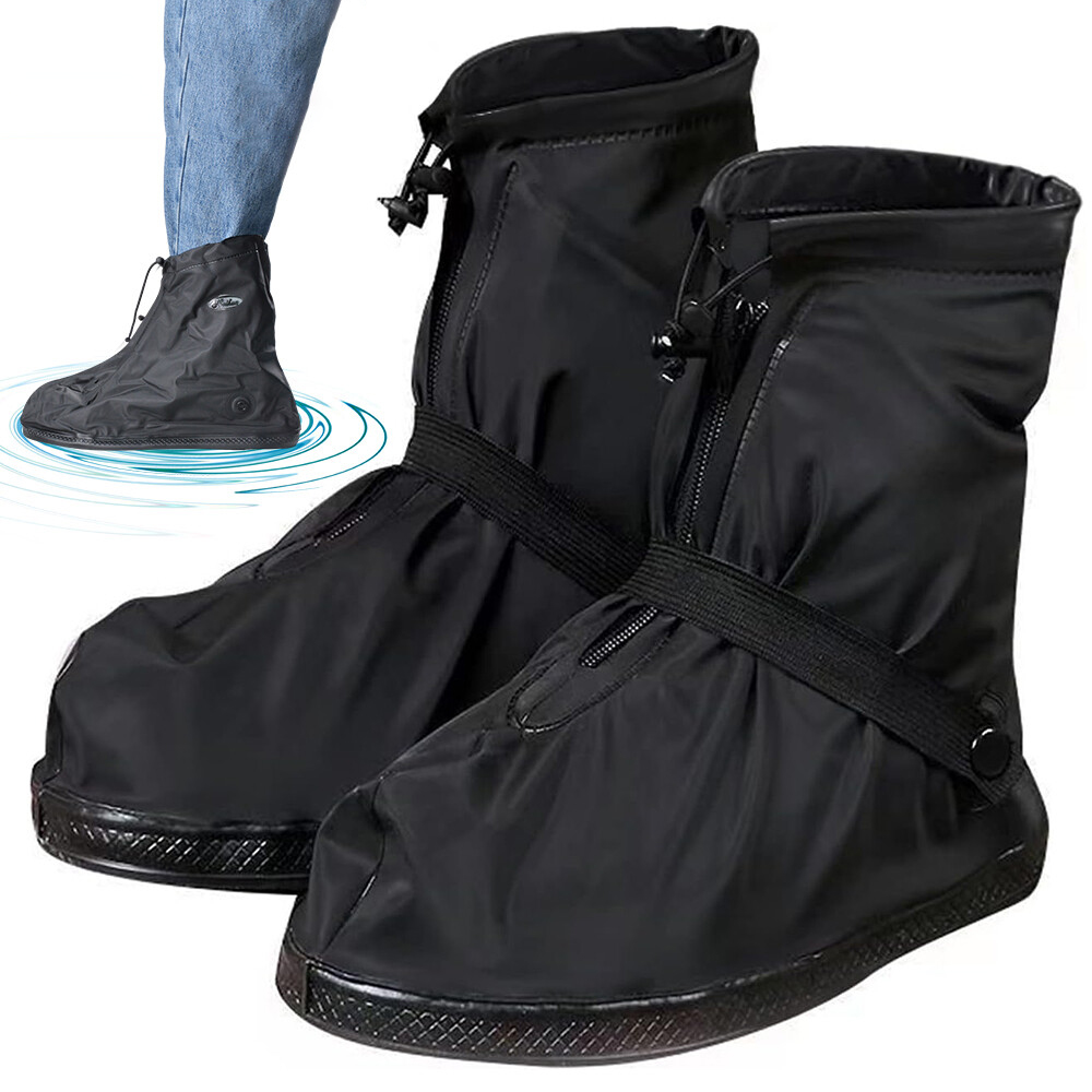 2WIN2BUY Waterproof Shoe Covers for Rain & Snow,Non-Slip Reusable ...