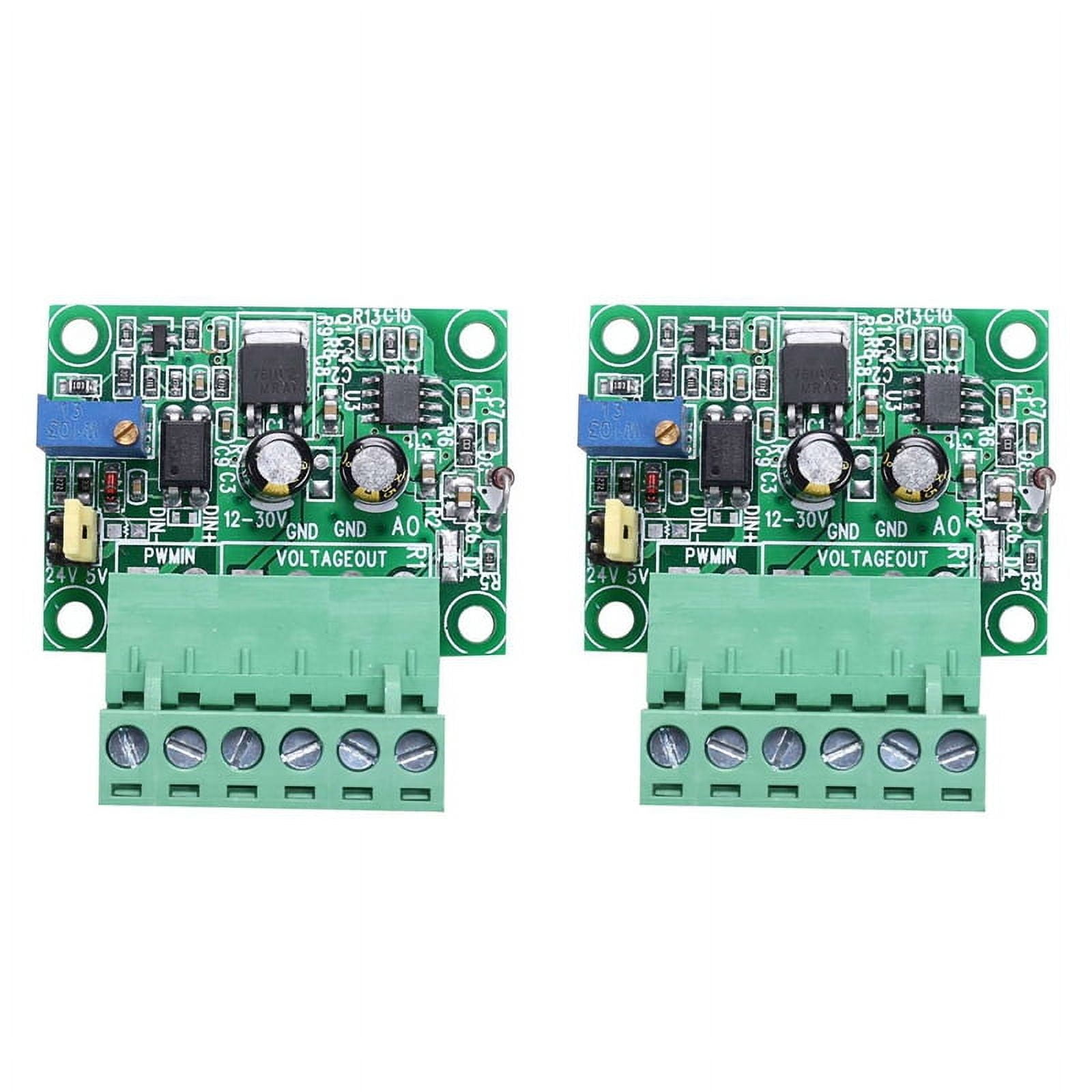 2X 0-5V/ 0-10V to 0-100% Analog Input Voltage to PWM Signal Converter ...
