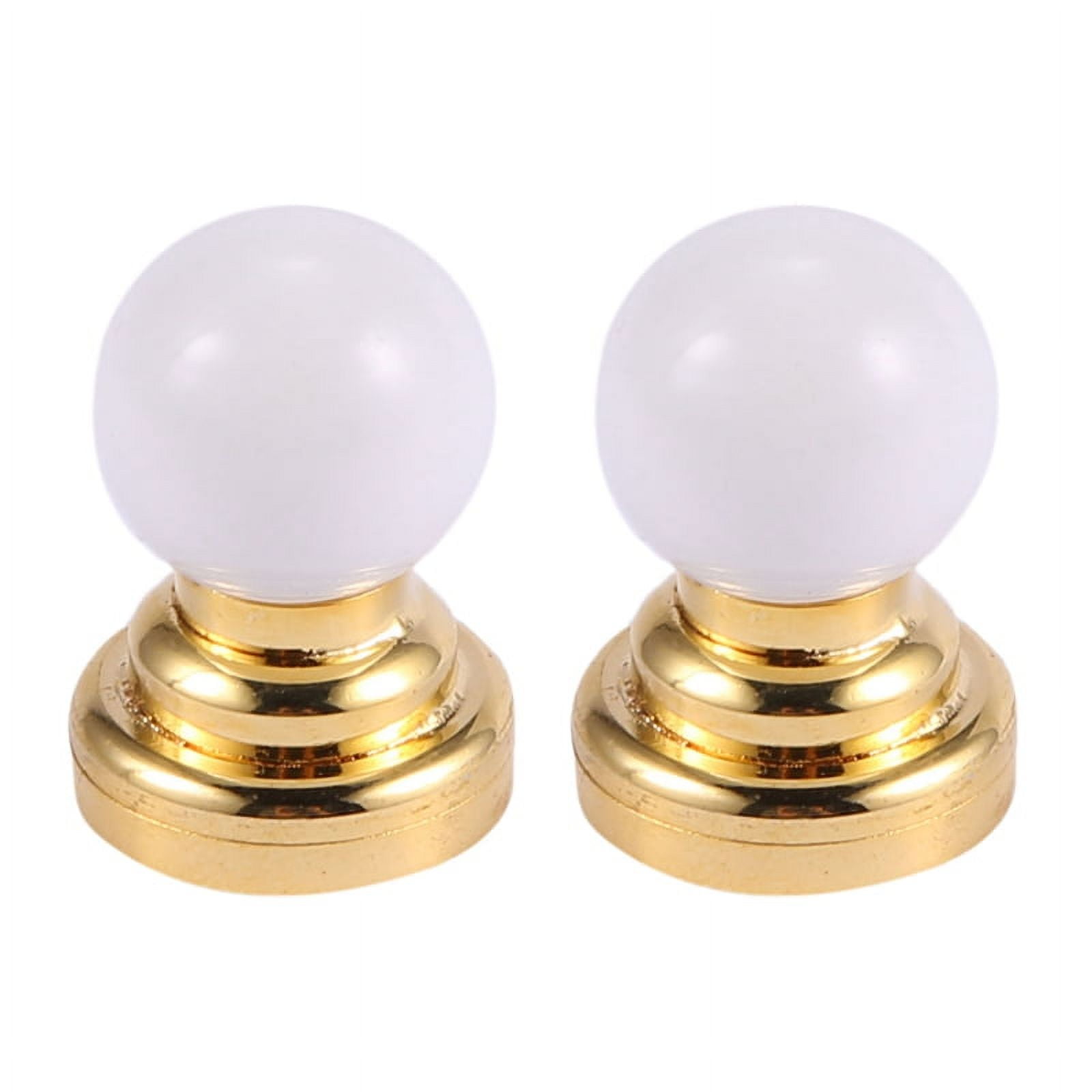 2X 1:12 Dolls House Miniature Globe White Ceiling LED Light Lighting ...