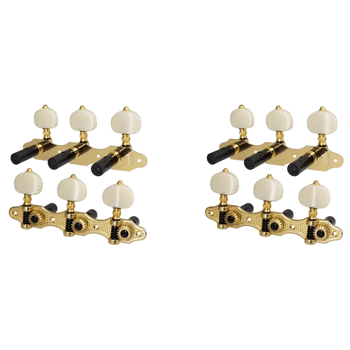 2X 1:18 Acoustic Guitar Machine Heads Guitar String Tuning Pegs Key ...