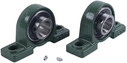 2X 1-5/16" Pillow Block Mounted Ball Bearings UCP207-21 P2B-SC-105 NP ...