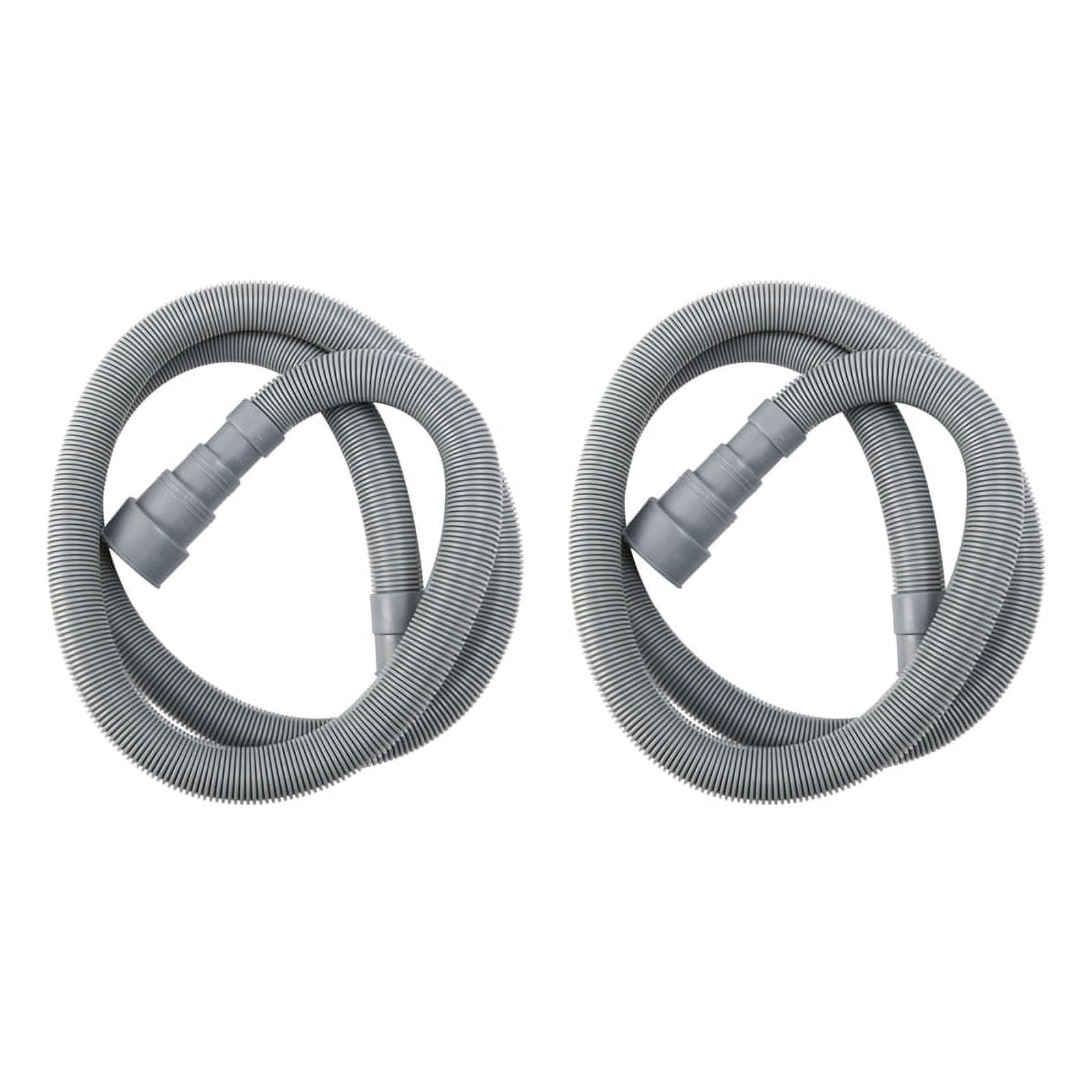 2X 1.5M 5Ft 59 Inch Machine Dishwasher Drain Hose Extension Washing ...