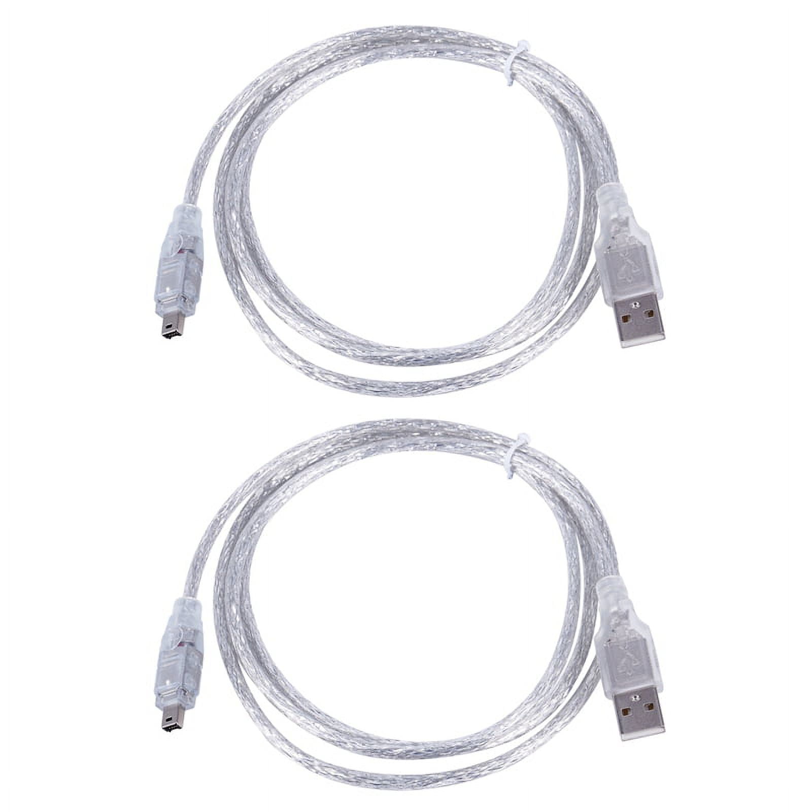 2X 1.5M USB to IEEE 1394 4 Pin Firewire DV Adapter Cable Converter for ...