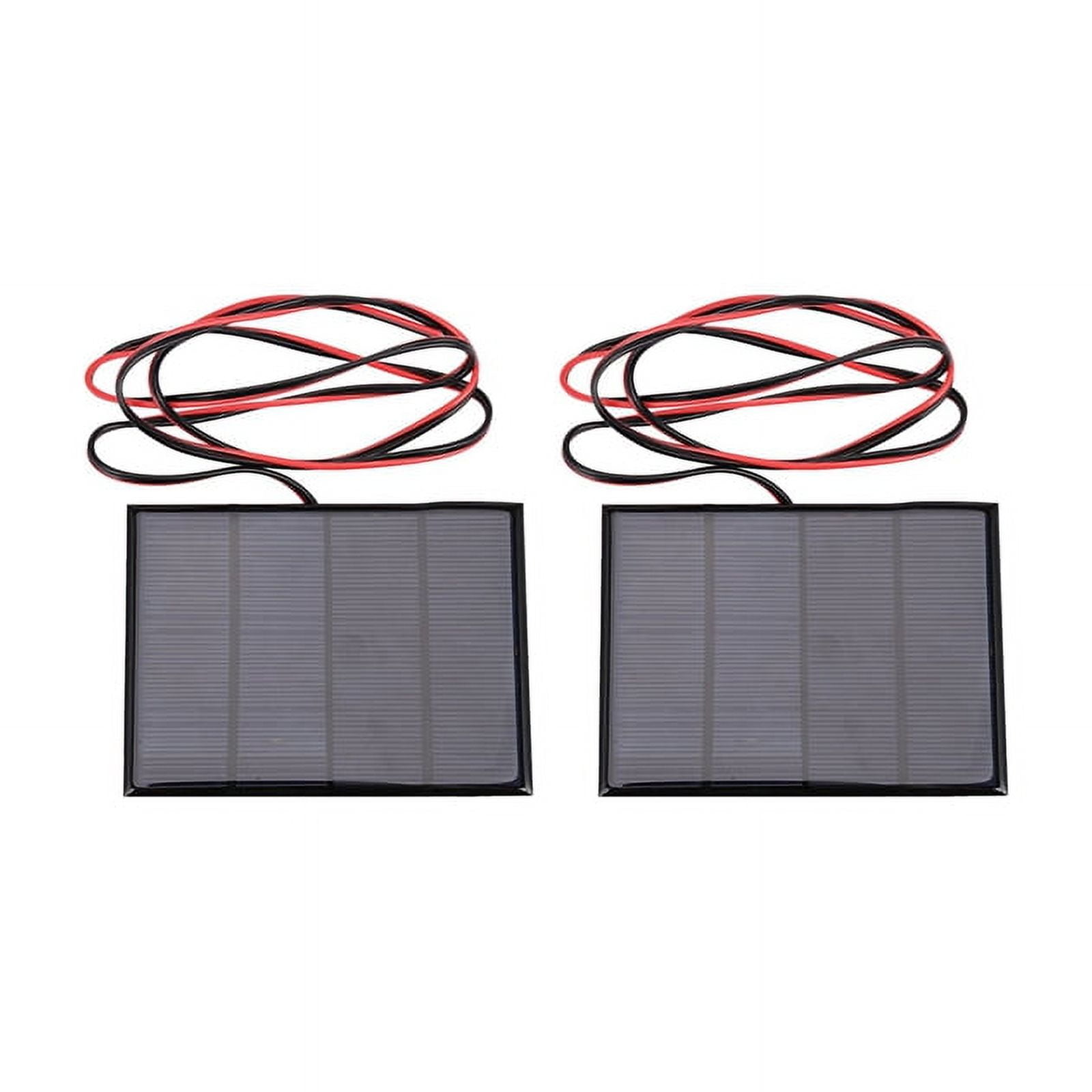 BOINN 2X Mini Solar Panel Charger, 1.5W 12V, Polycrystalline, High ...