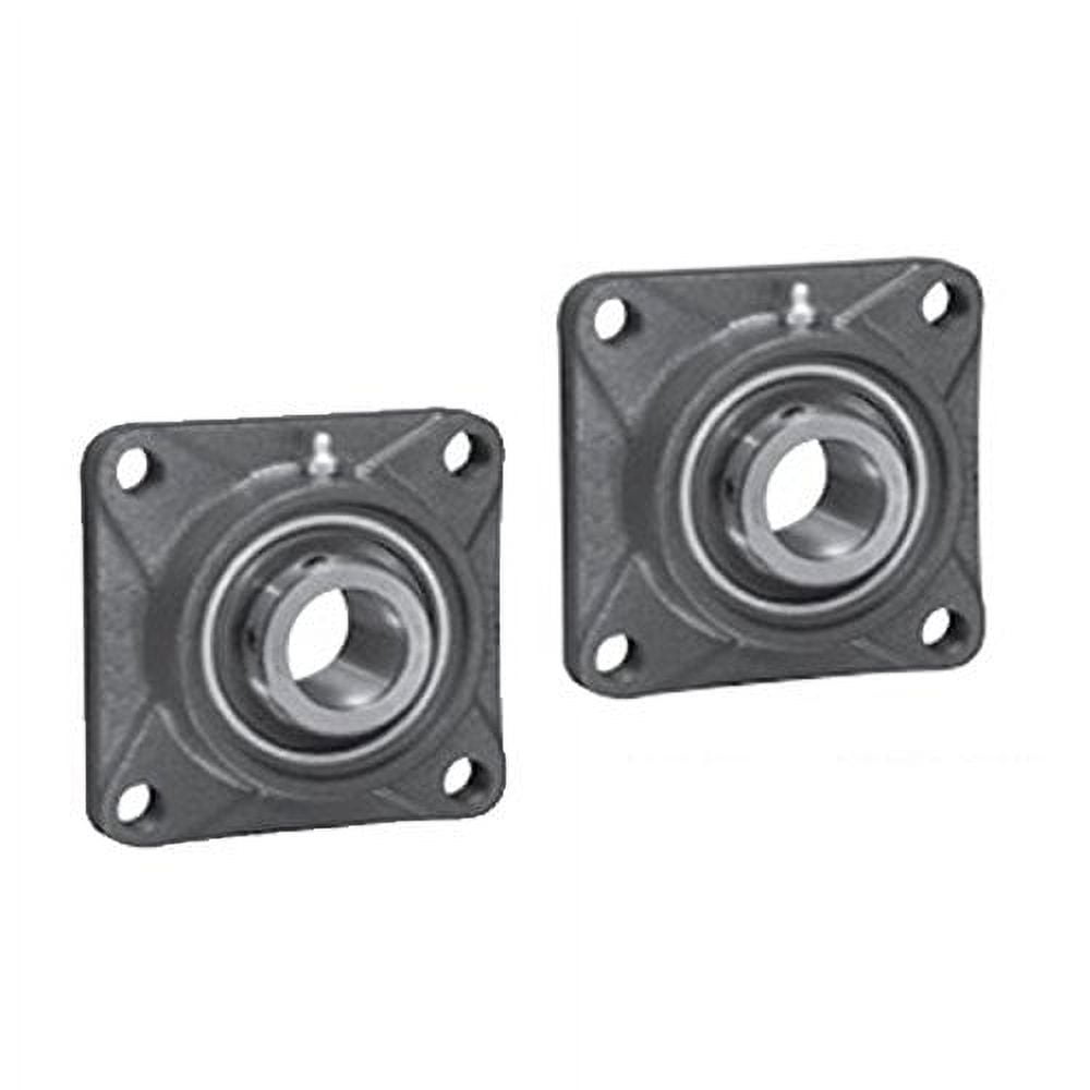 2X 1 in Square Flange Units Cast Iron UCFS205-16 Mounted Bearing UC205 ...