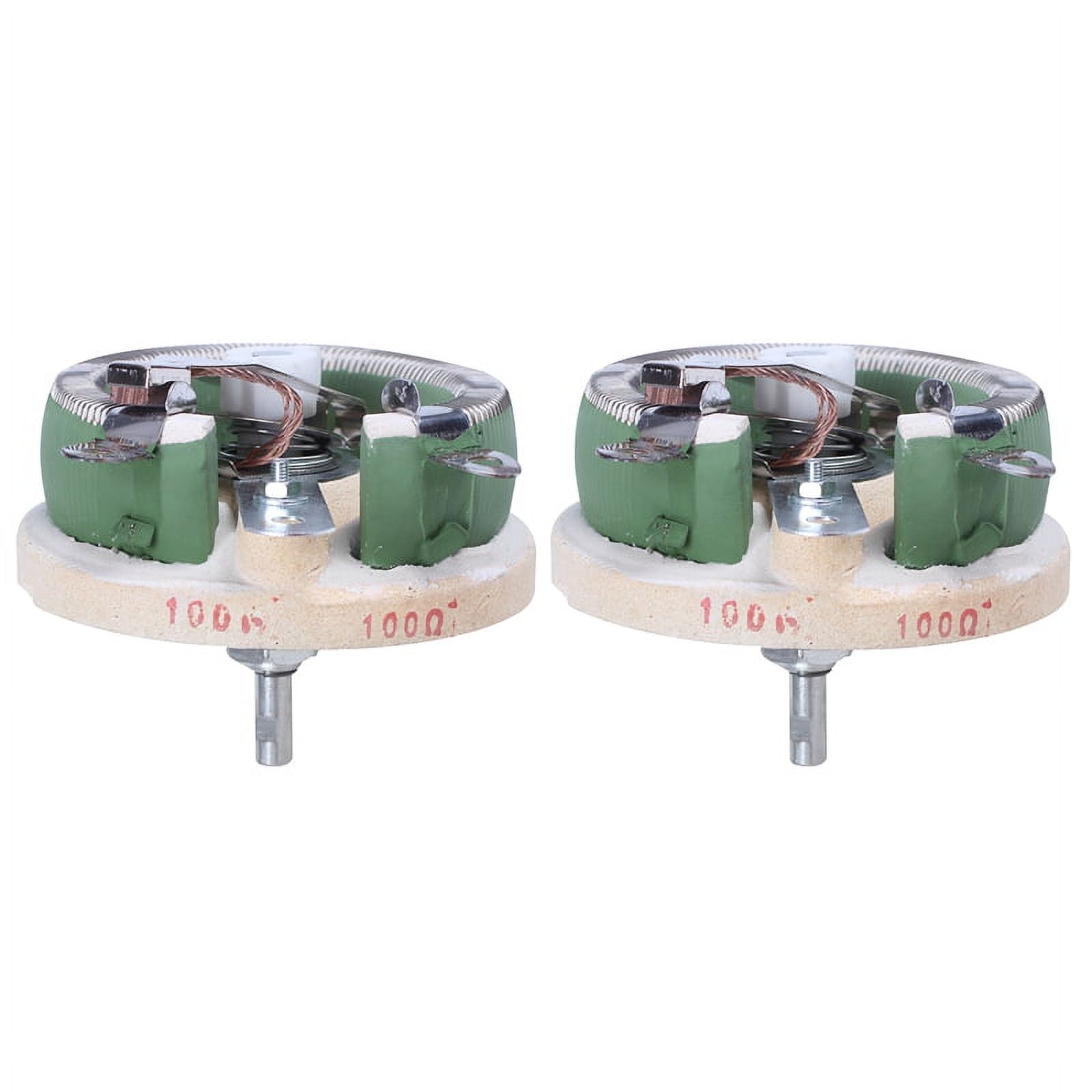 2X 100 Watt 100 Ohm Ceramic Disk Rheostat Variable Resistor,2 x ...