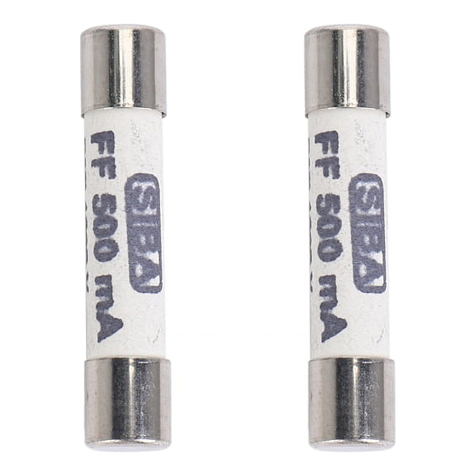 2X 1000V 500mA 6.3 x 32mm White Ceramic Fuse for Multimeter - Walmart.com