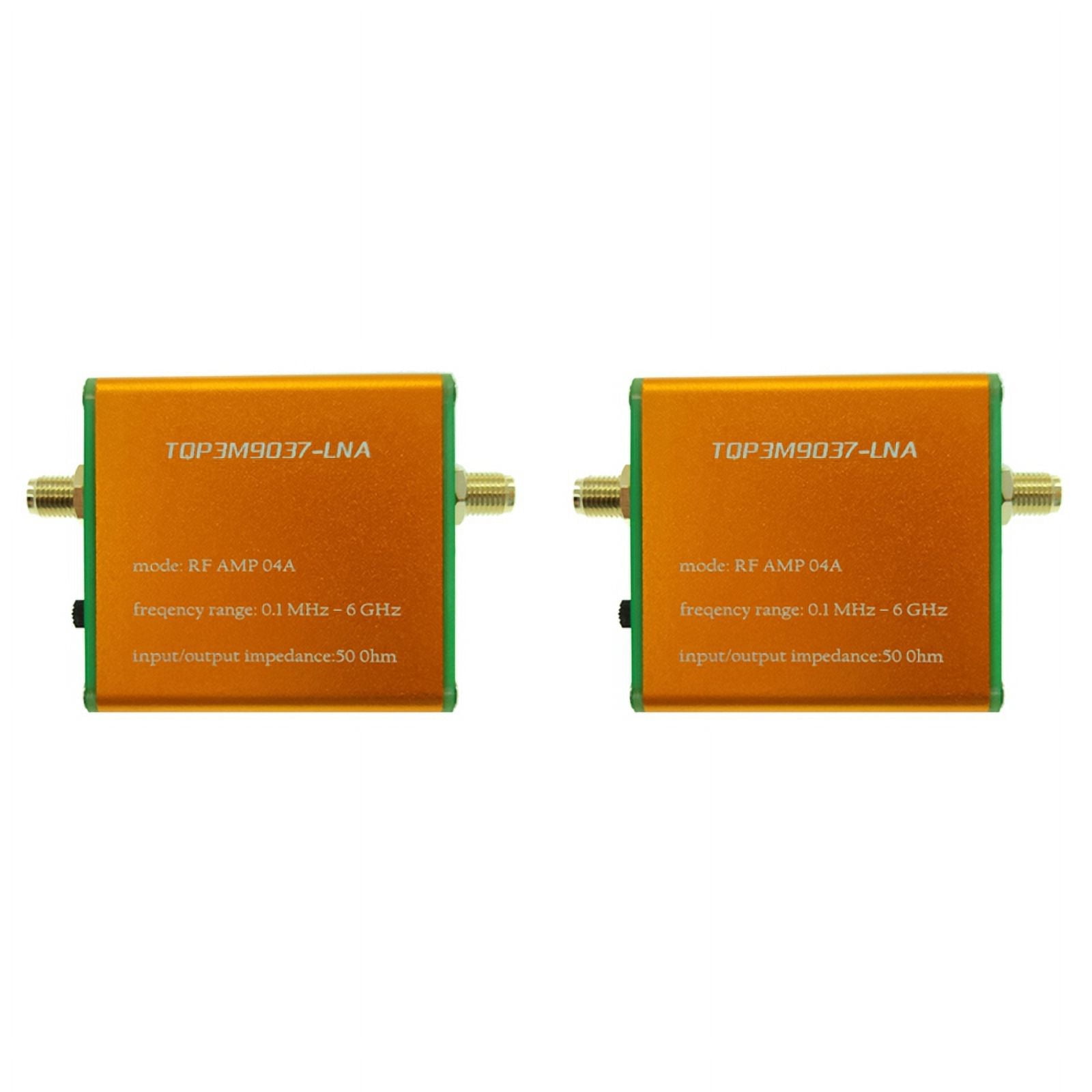 2X 100K-6GHz All Band Amplifier HF FM VHF UHF RF Preamplifier High ...