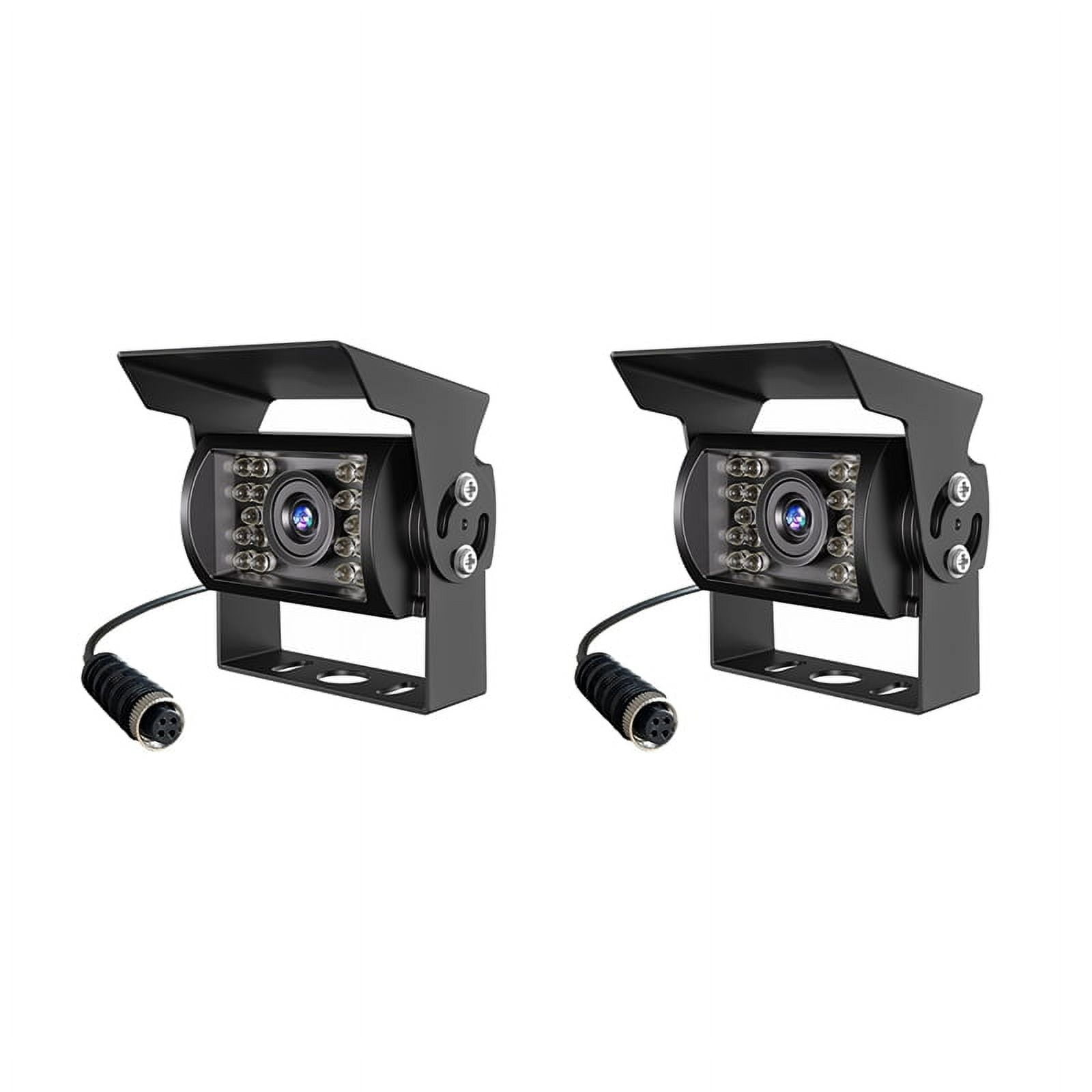 2X 1080P HD Backup Camera, IP69 Waterproof Wide View Angle Reversing ...